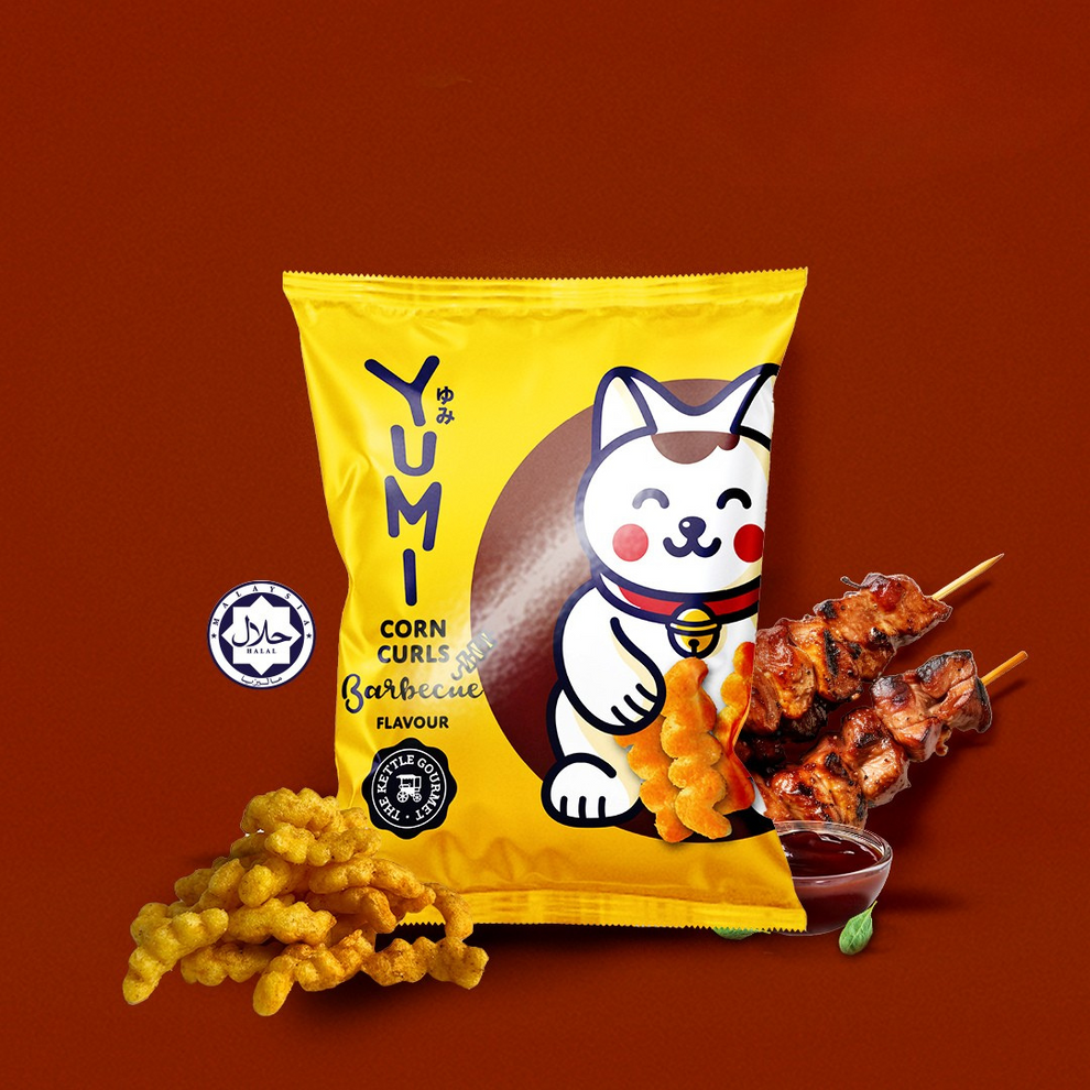 Yumi BBQ Corn Curls – The Kettle Gourmet MY