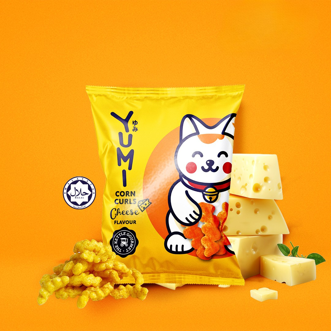 Yumi Cheese Corn Curls – The Kettle Gourmet MY