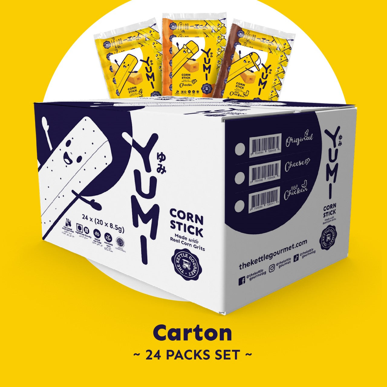 YUMI Cheese Corn Stick (Polybag) – The Kettle Gourmet